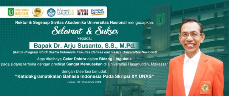 Selamat & Sukses Kepada Bapak Dr. Arju Susanto, S.S., M.Pd. atas Gelar Doktor dalam Bidang ...