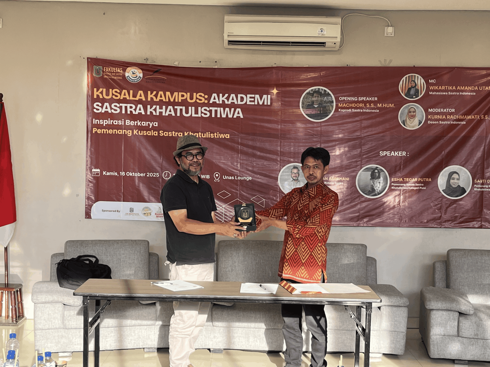 Prodi Sastra Indonesia FBS Unas dan Kusala Sastra Khatulistiwa Resmikan ...